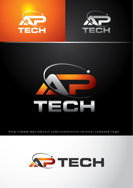 IT service company logo by Aptech