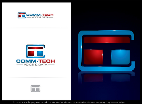 Business Communications Company Logo Re-Design By Graines