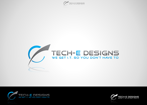 Tech-E Designs Logo By Deltatuk