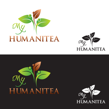 Business logo for My Humanitea by Pinholster