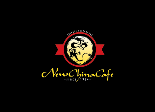 New China Cafe Logo Design By NewChinaCafe