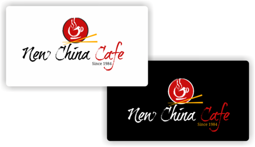 New China Cafe Logo Design by NewChinaCafe