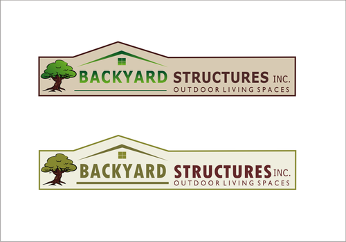 Backyard Structures Inc. Business Logo By Backyard
