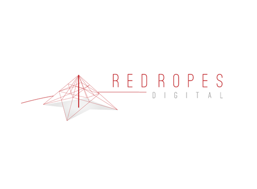 Company logo for use mostly online - Red Ropes Digital By Macsco