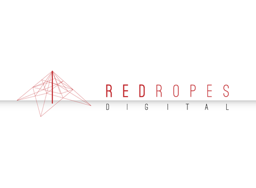 Company logo for use mostly online - Red Ropes Digital By Macsco