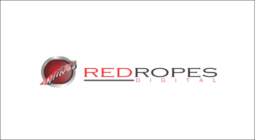 Company logo for use mostly online - Red Ropes Digital By Macsco