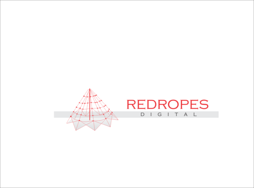 Company logo for use mostly online - Red Ropes Digital By Macsco