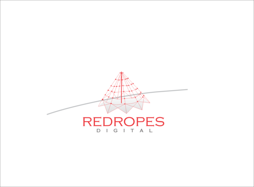 Company logo for use mostly online - Red Ropes Digital By Macsco
