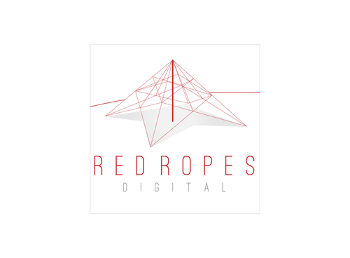 Company logo for use mostly online - Red Ropes Digital By Macsco