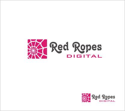 Company logo for use mostly online - Red Ropes Digital By Macsco