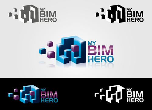 My BIM Hero Logo By Mybimhero