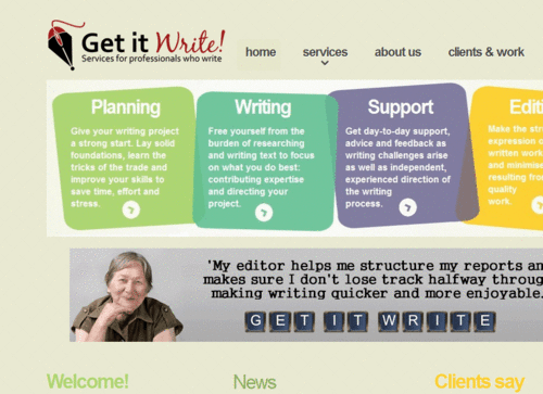 Get it Write! logo By Rthiele