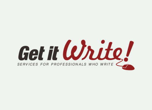 Get it Write! logo By Rthiele
