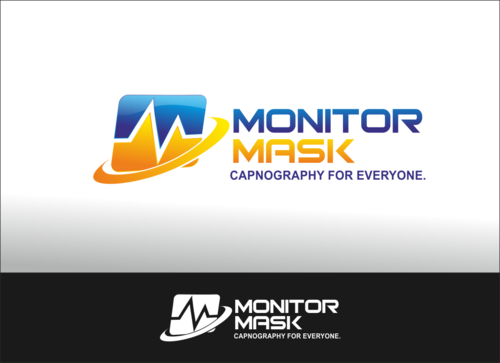 Monitor Mask business logo By Jwbeard