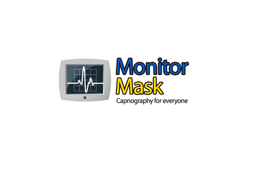 Monitor Mask business logo By Jwbeard