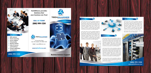 Business Solution Brochure & Presentation Design By Techy12