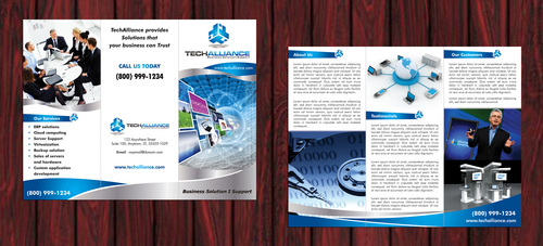 Business Solution Brochure & Presentation Design By Techy12