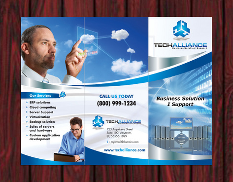 Business Solution Brochure & Presentation Design By Techy12