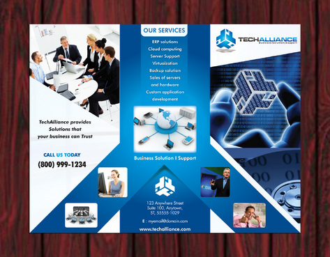 Business Solution Brochure & Presentation Design By Techy12