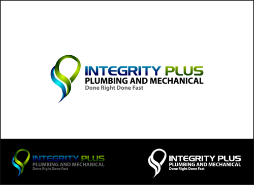 Integrity plus plumbing business logo By Nicolaskimball