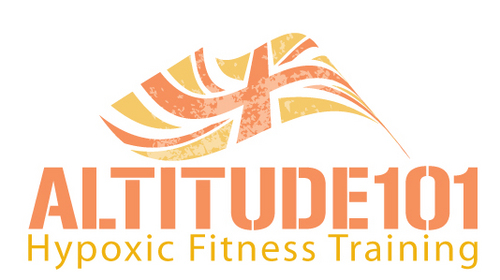 Business logo for new company Altitude 101, fitness training for athl