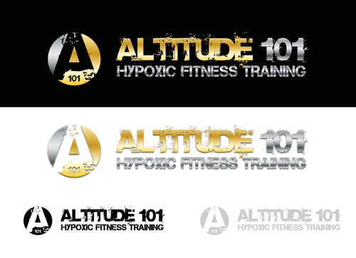 Business logo for new company Altitude 101, fitness training for athl