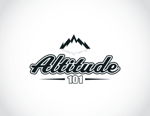 Business logo for new company Altitude 101, fitness training for athl
