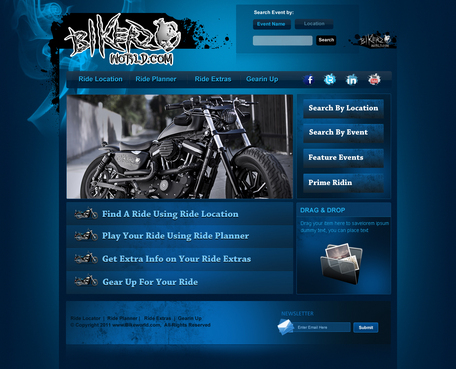 Bikerworld.com Website Design By 82753