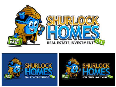Business Logo for overall branding. SHURLOCK HOMES LLC By Anttoys