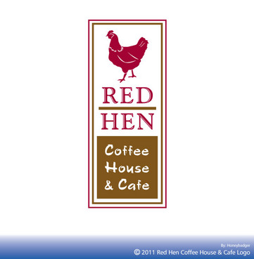 Business Logo / Red Hen Coffee House & Cafe By Ewing923