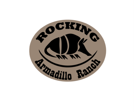 Rocking Armadillo Ranch Logo By Kmccaslin