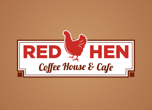 Business Logo / Red Hen Coffee House & Cafe by Ewing923