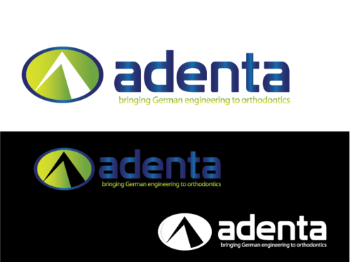 This is a business logo the company name is / adenta by Lorraineporto