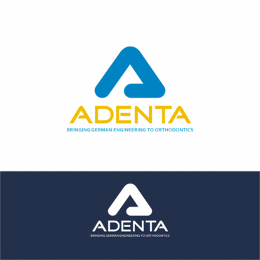 This is a business logo the company name is / adenta By Lorraineporto