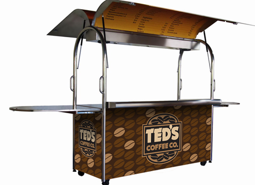 logo & coffeecart printing design By Vasiandreica