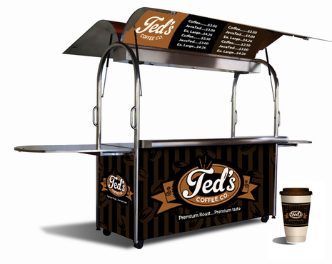 logo & coffeecart printing design By Vasiandreica