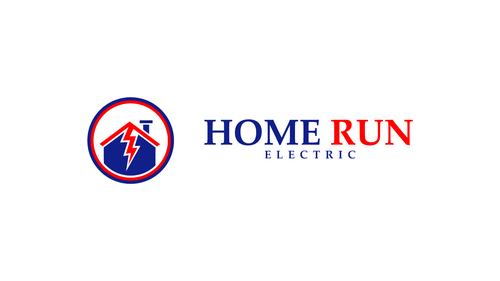 Business Logo for Home Run Electric by JDBidler