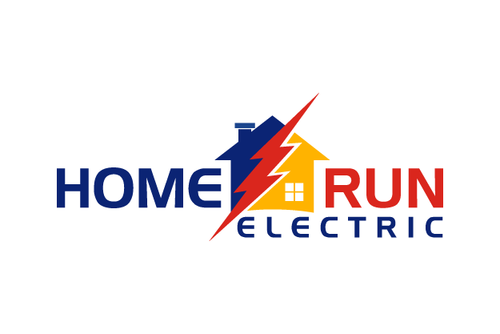 Business Logo for Home Run Electric by JDBidler