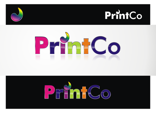 PrintCo Printing & Embroidery Business Logo By Printco