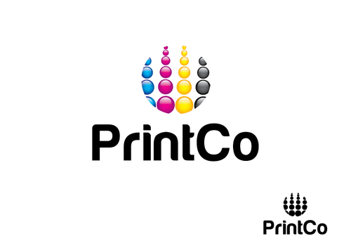 PrintCo Printing & Embroidery Business Logo By Printco