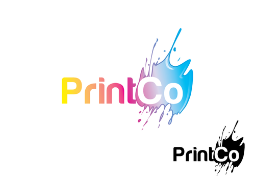 PrintCo Printing & Embroidery Business Logo By Printco