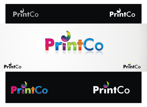 PrintCo Printing & Embroidery Business Logo By Printco