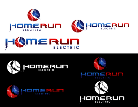 Business Logo for Home Run Electric by JDBidler