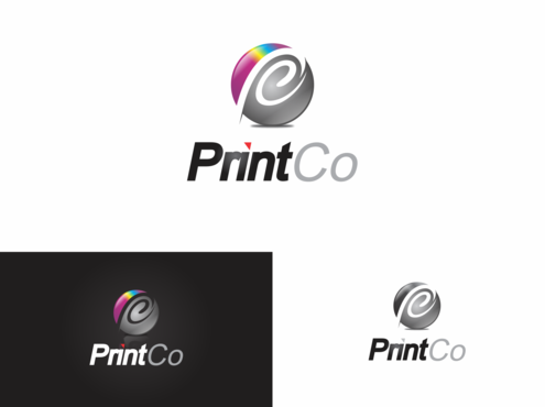 PrintCo Printing & Embroidery Business Logo By Printco