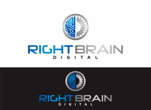 Right Brain Digital - business logo By Dteubner