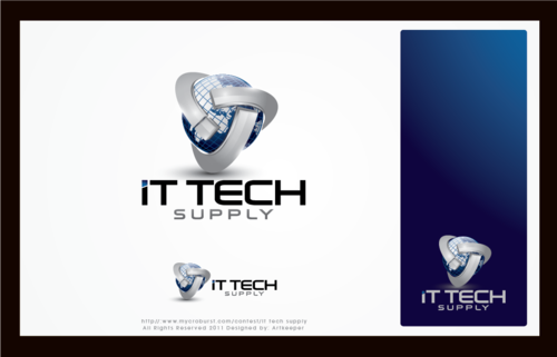 IT Tech Supply Logo Design By DRaimondo