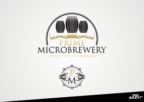 Prime Microbrewery Initial Logo By Loizos18
