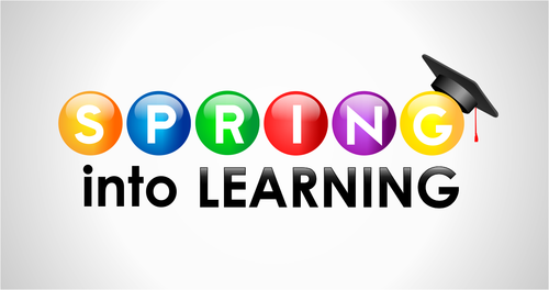 Spring into Learning Company Logo By Poholeguy