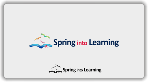 Spring into Learning Company Logo By Poholeguy