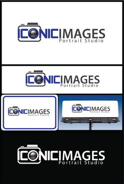 Portrait studio logo: Iconic Images By Iconicimages